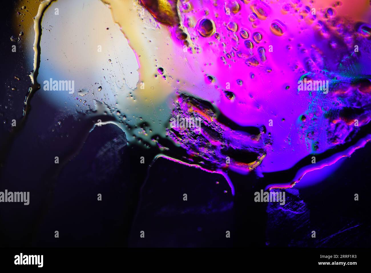 Abstract Color Glass Texture Macro shot Stock Photo - Alamy