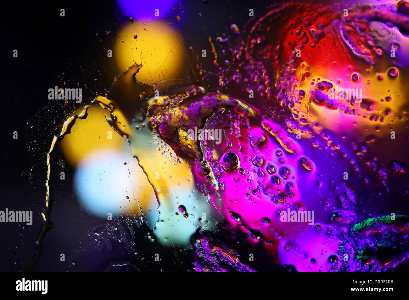 Abstract Color Glass Texture Macro shot Stock Photo - Alamy