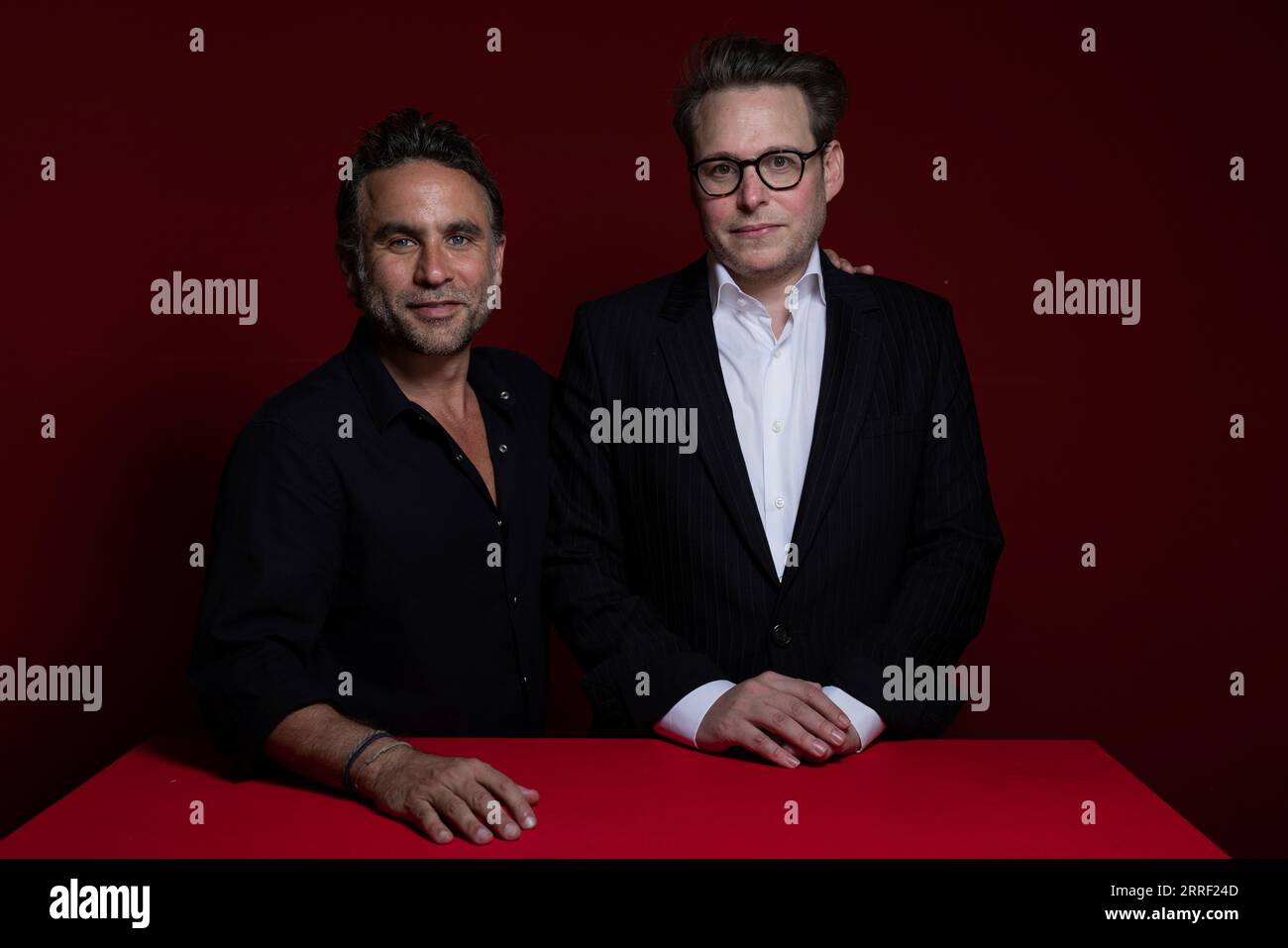 Co-directors Austin Stark, left, and Joseph Schuman pose for portraits ...