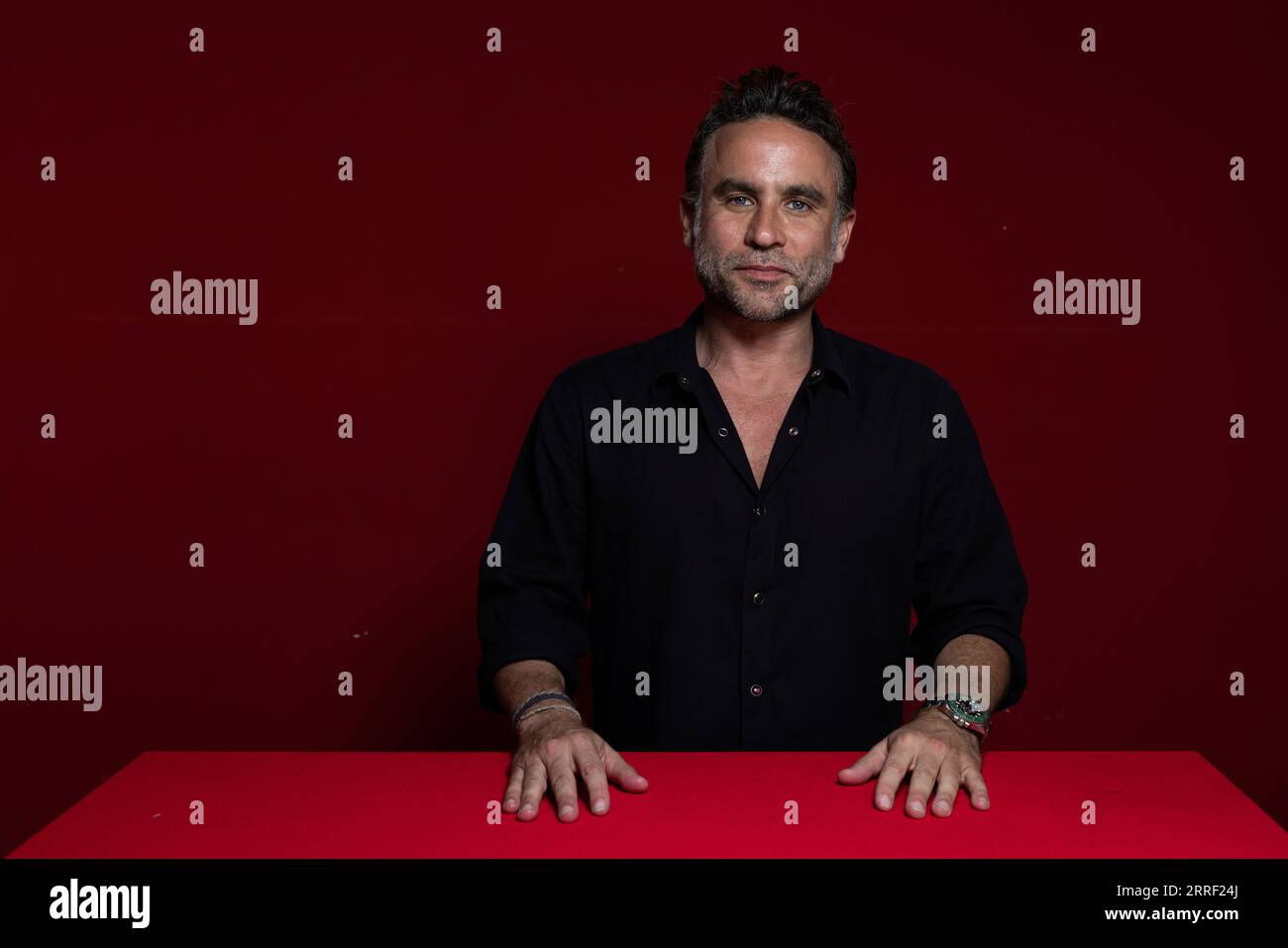 Director Austin Stark poses for portraits to promote the film 'Coup ...