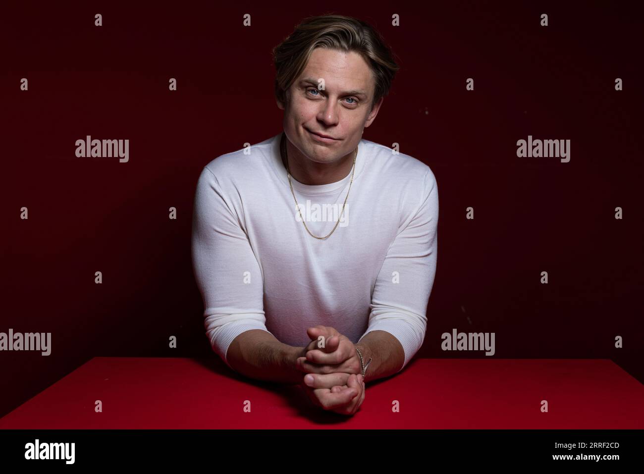 Billy Magnussen poses for portraits to promote the film 'Coup!' during ...