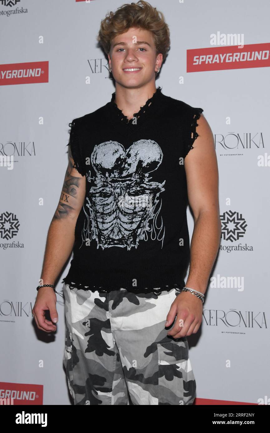 New York, USA. 07th Sep, 2023. Shane Appell attending the Sprayground S ...