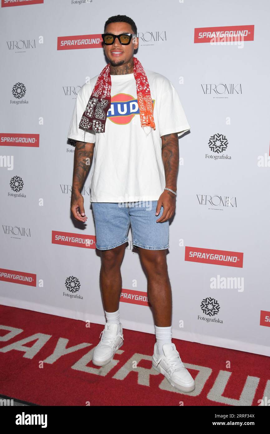 New York, USA. 07th Sep, 2023. Zachary Larson attending the Sprayground ...