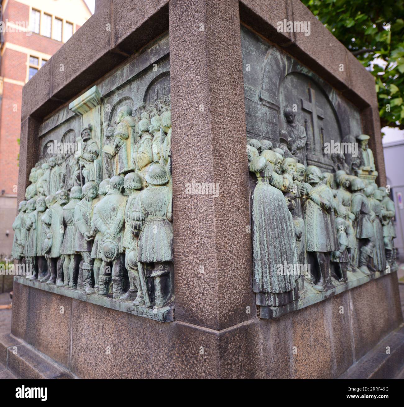 The Reformation Monument on Bispetorvet in central Copenhagen , Denmark ...