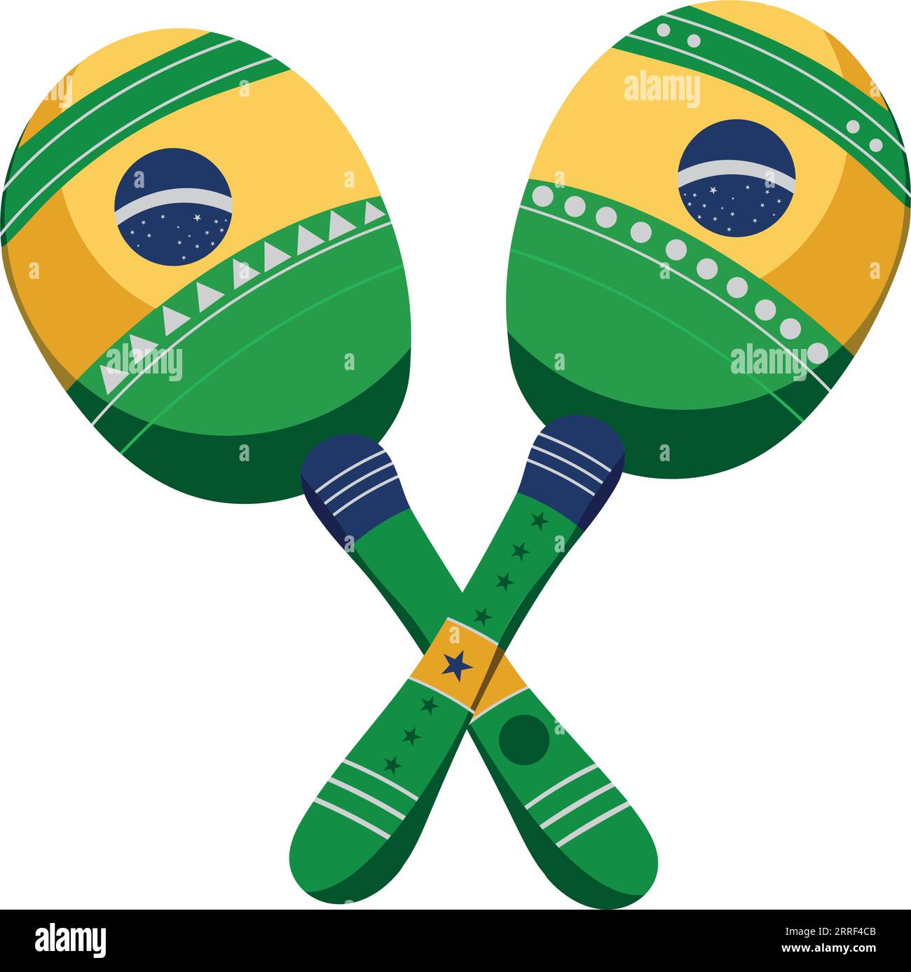 brazil day celebration maracas Stock Vector Image & Art - Alamy