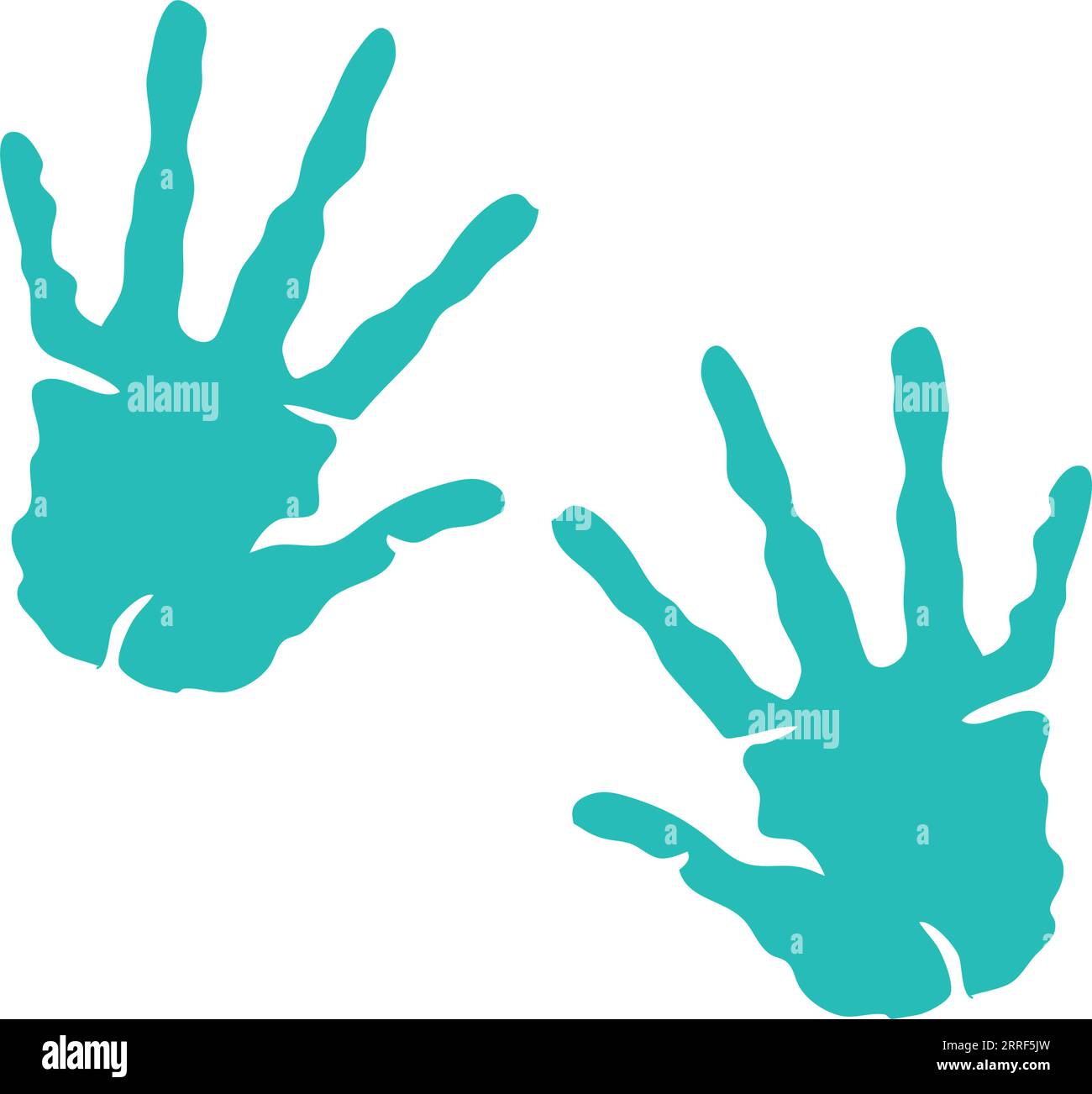 handprint paint colors artistics Stock Vector Image & Art - Alamy