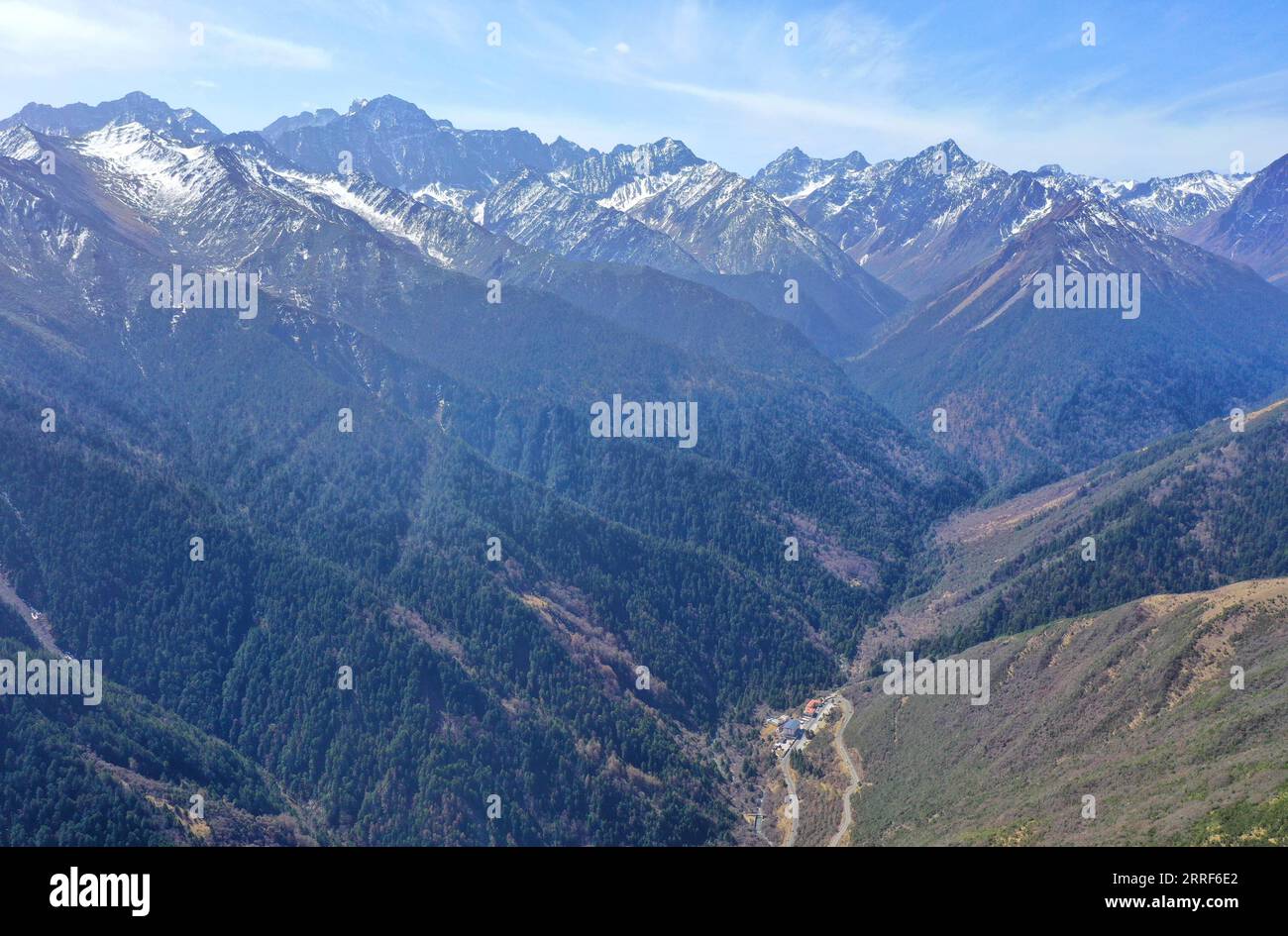 Wolong nature reserve aerial hi-res stock photography and images - Alamy