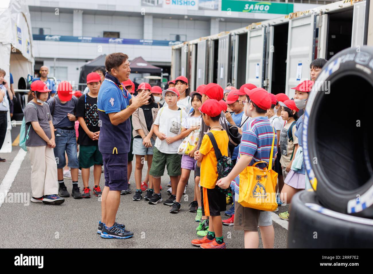 Michelin, Schools visit the paddock, during the 6 Hours of Fuji 2023 ...