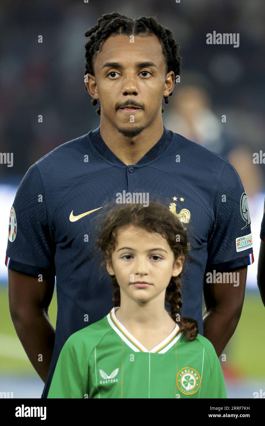 Jules Kounde of France looks on before the UEFA Euro 2024, European ...