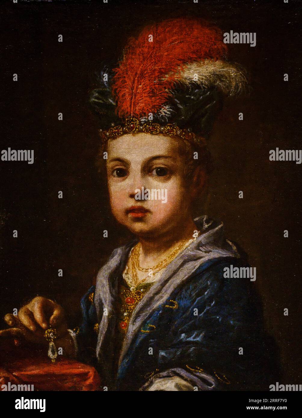 Boy with a plumed hat, Antonio Mercurio Amorosi, Nins, portraits of ...