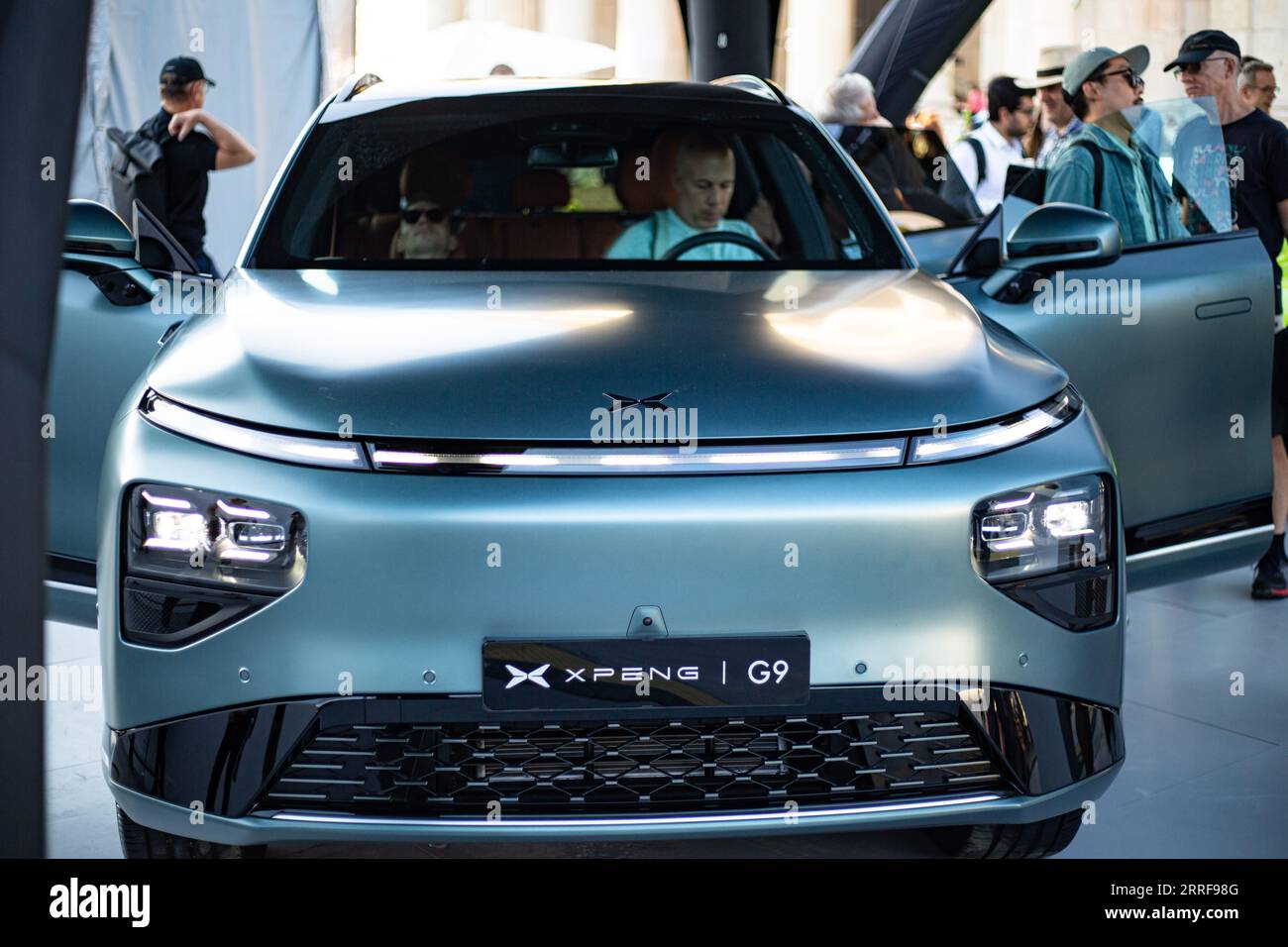 Munich, Germany. 07th Sep, 2023. Xpeng, Xiaopeng Motors G9 beim IAA Mobility Open Space am ...