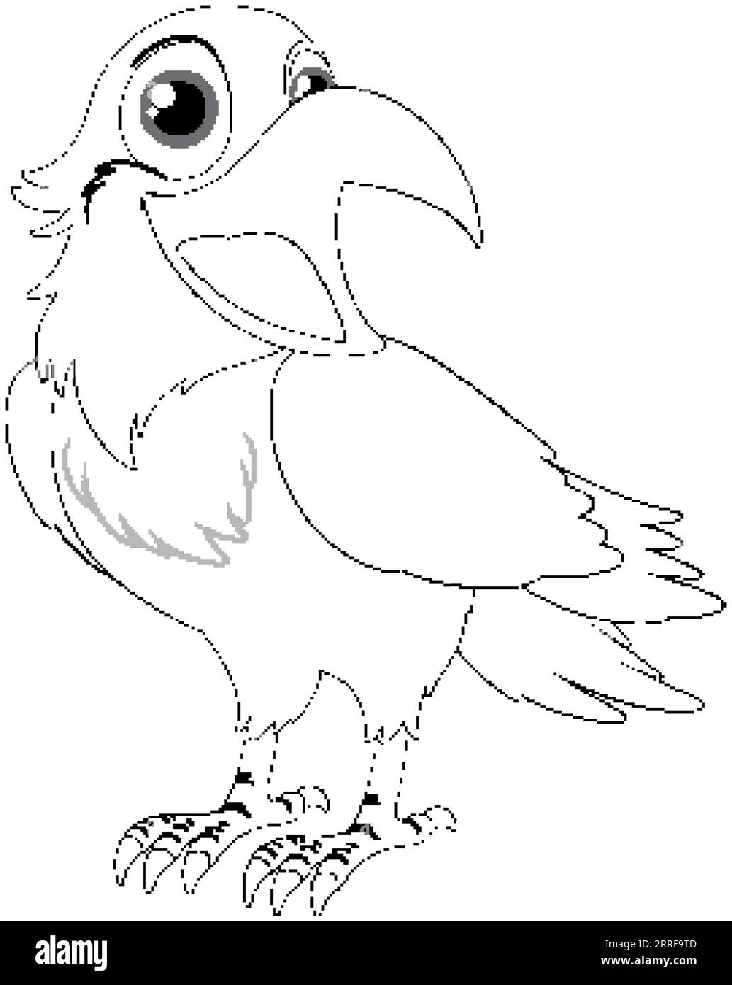 Raven Drawing Easy For Kids