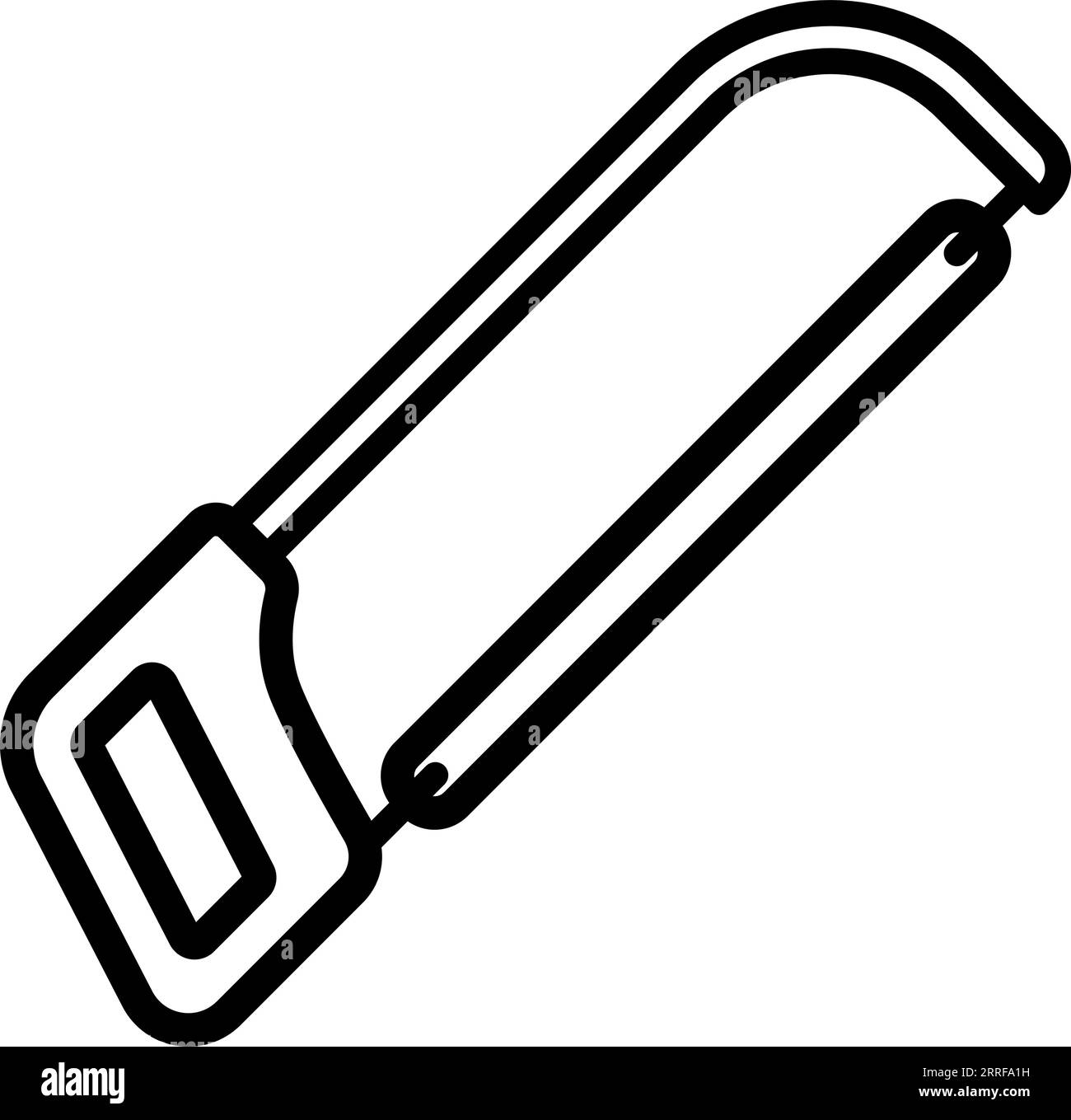 Line hacksaw icon as an editable outline for web design Stock Vector Image & Art - Alamy