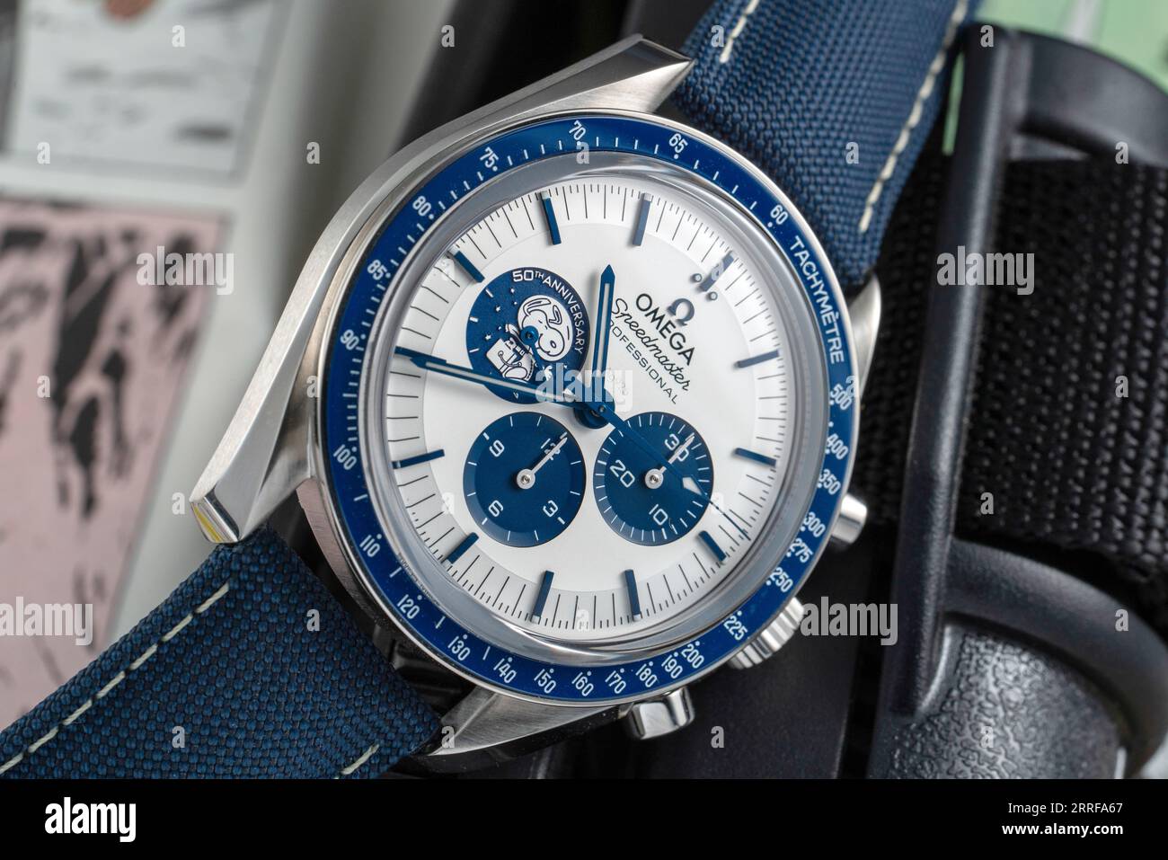 Omega Speedmaster Snoopy Editions Stock Photo - Alamy