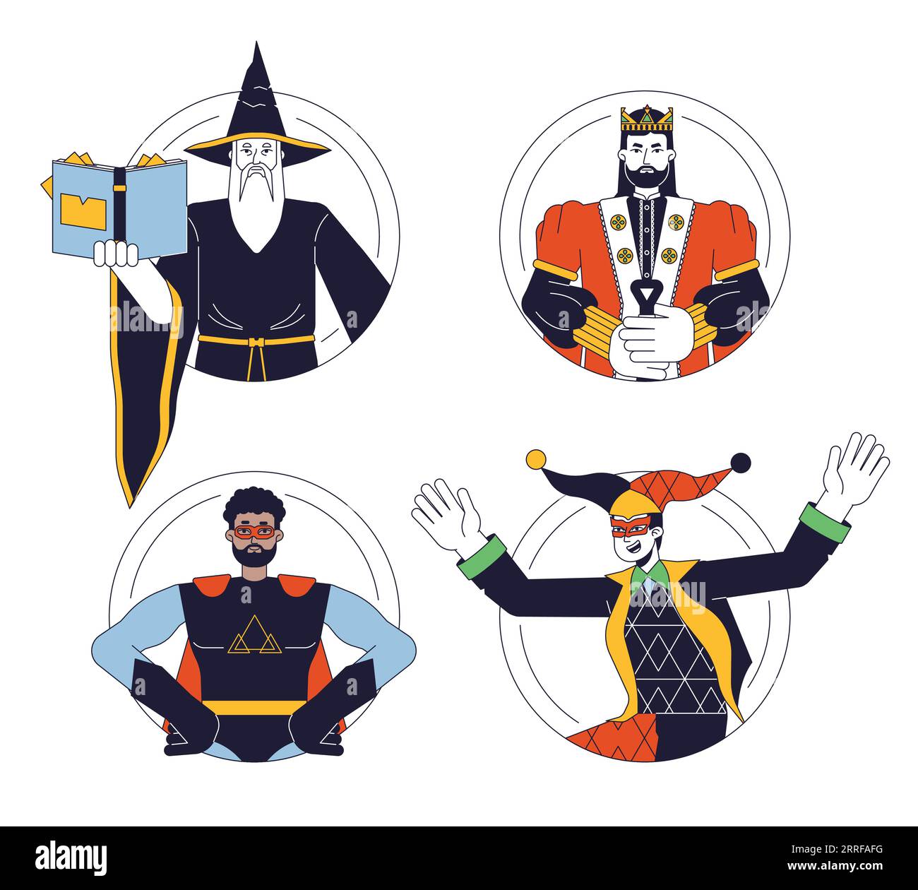 Character archetypes Stock Vector Images - Alamy