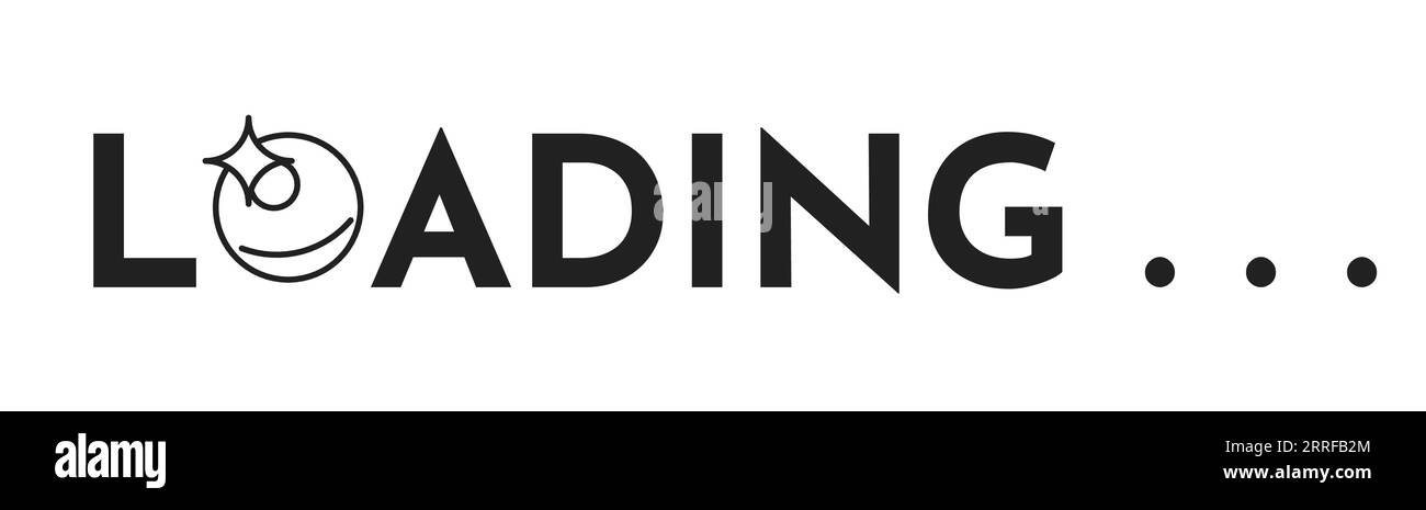 Soap bubble sparkling monochrome loading text Stock Vector Image & Art ...