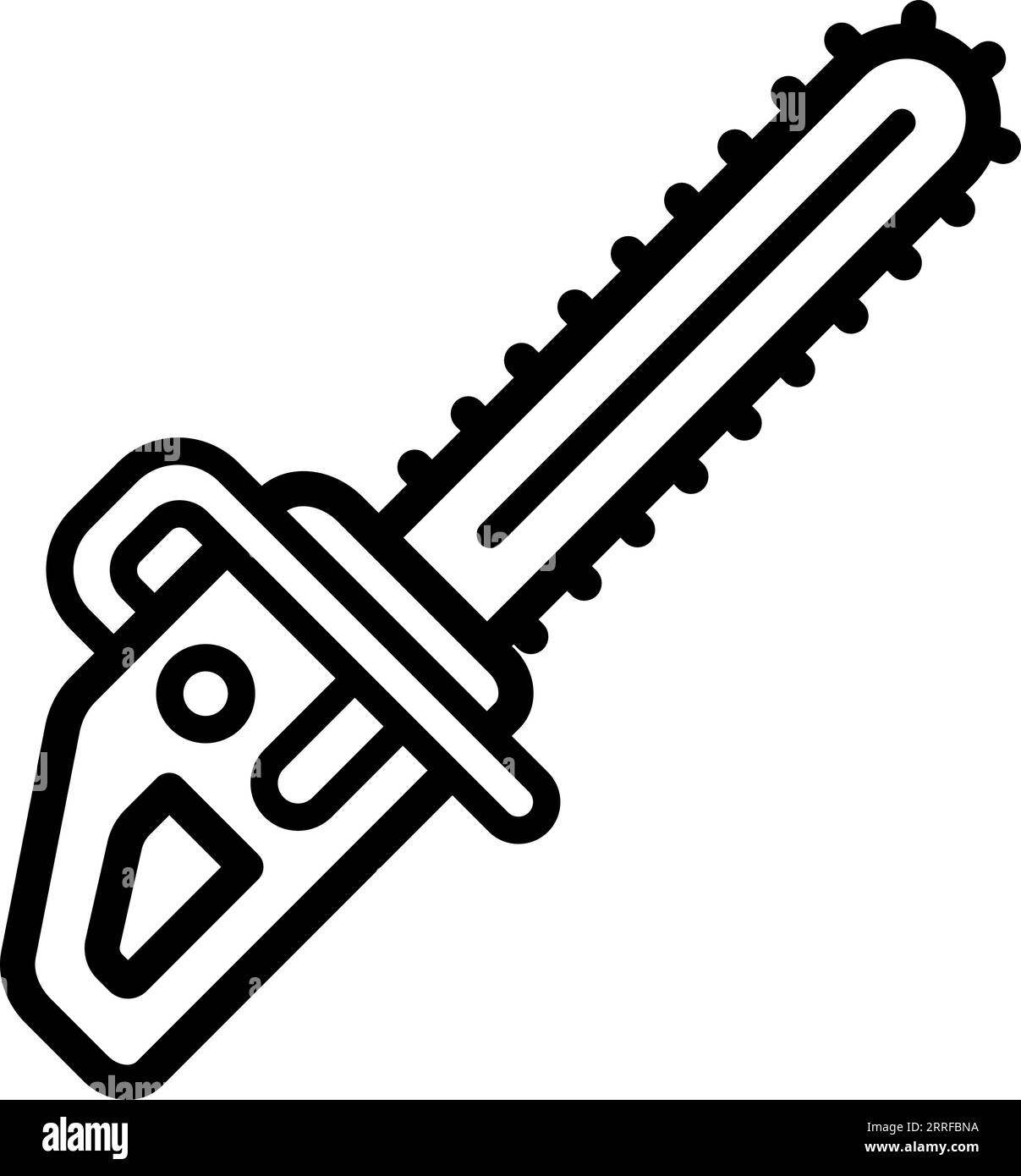 Line chainsaw icon as an editable vector for web design Stock Vector ...