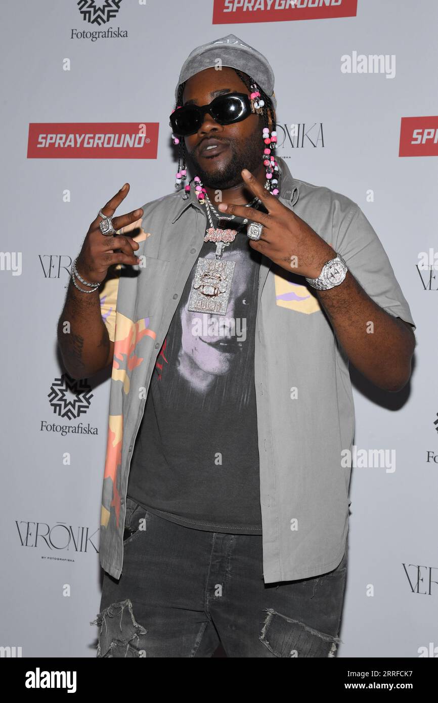 New York, USA. 07th Sep, 2023. Trev Mulah attending the Sprayground S ...