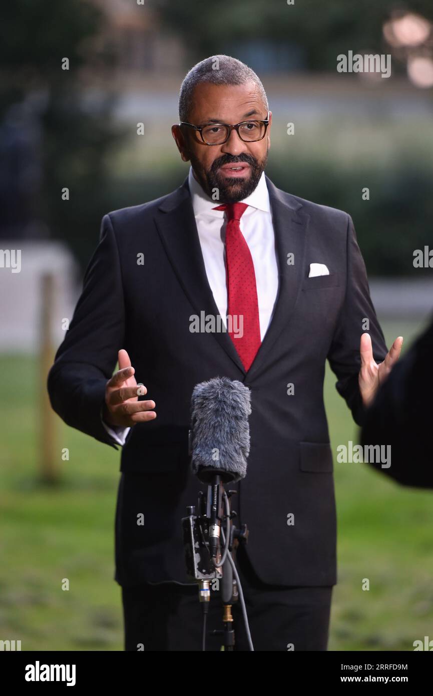 London, England, UK. 8th Sep, 2023. Foreign Secretary JAMES CLEVERLY ...