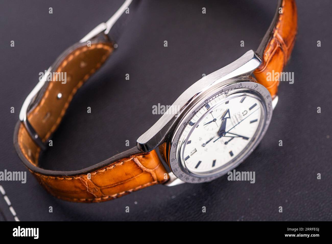 Omega Speedmaster Broad Arrow models Stock Photo - Alamy