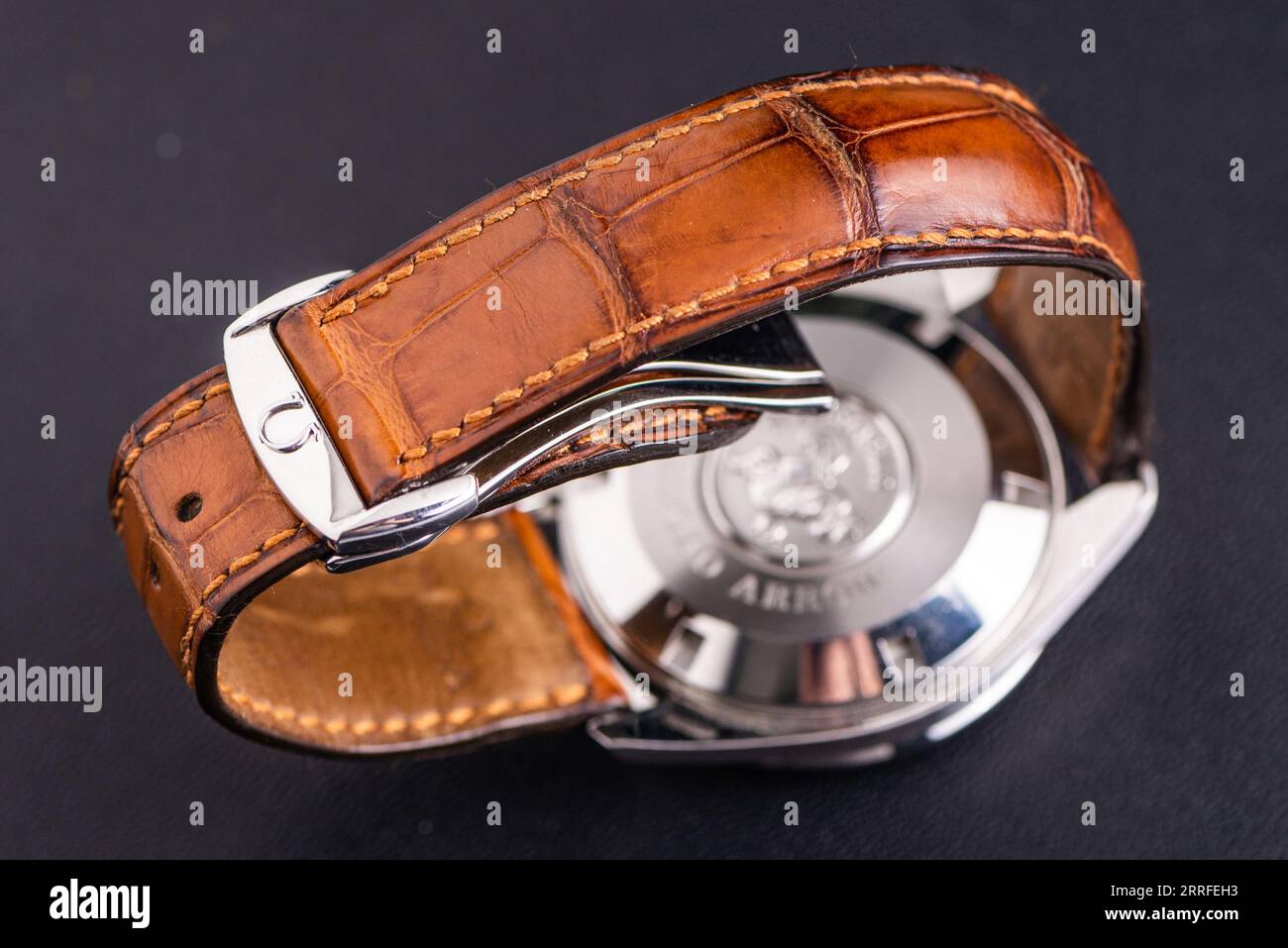 Omega Speedmaster Broad Arrow models Stock Photo - Alamy