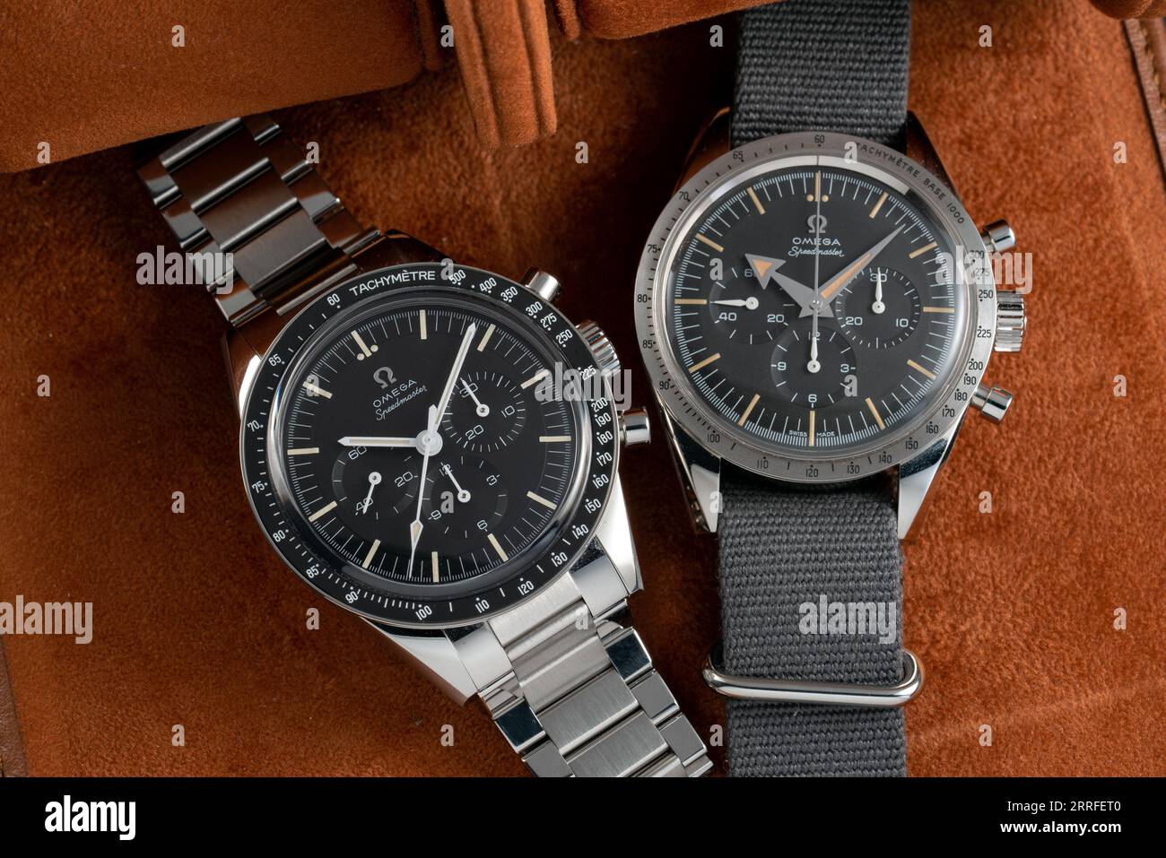 Omega Speedmaster 321 caliber models Stock Photo - Alamy