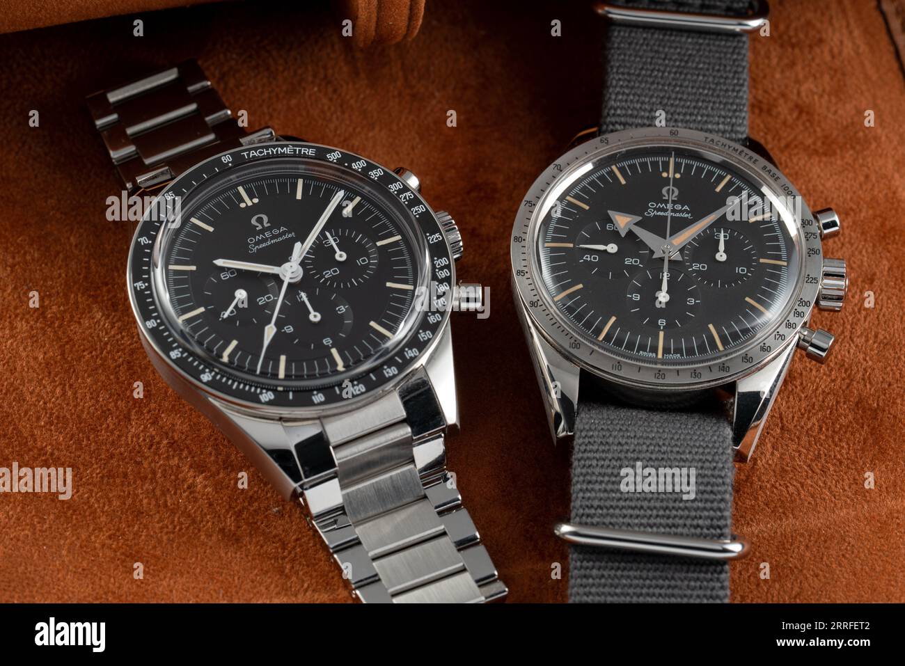 Omega Speedmaster 321 caliber models Stock Photo - Alamy