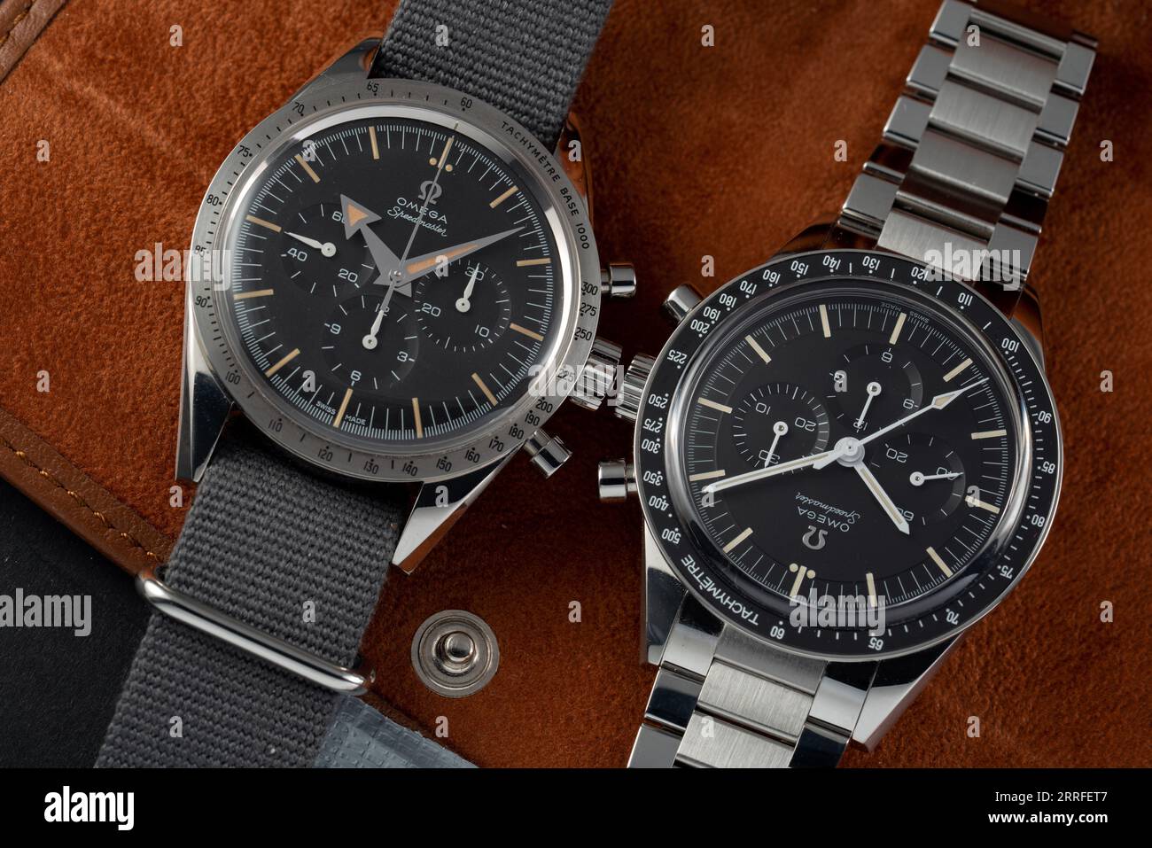 Omega Speedmaster 321 caliber models Stock Photo - Alamy