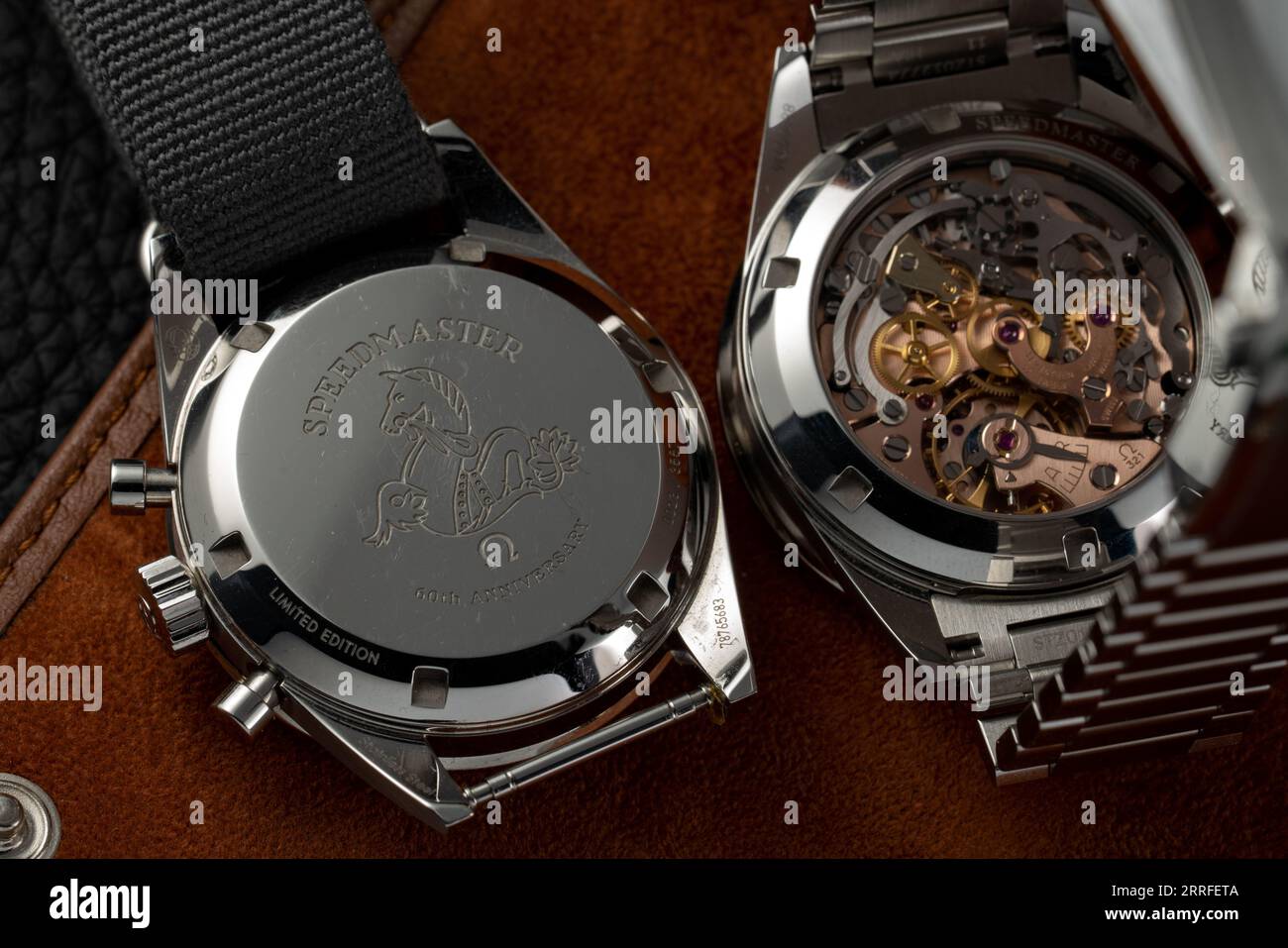 Omega Speedmaster 321 caliber models Stock Photo - Alamy
