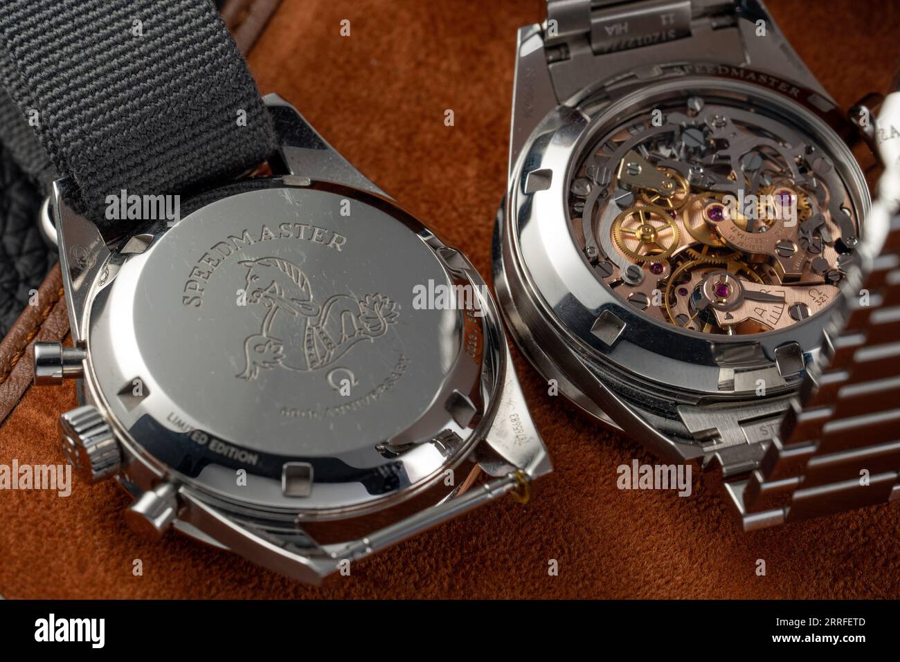 Omega Speedmaster 321 caliber models Stock Photo - Alamy