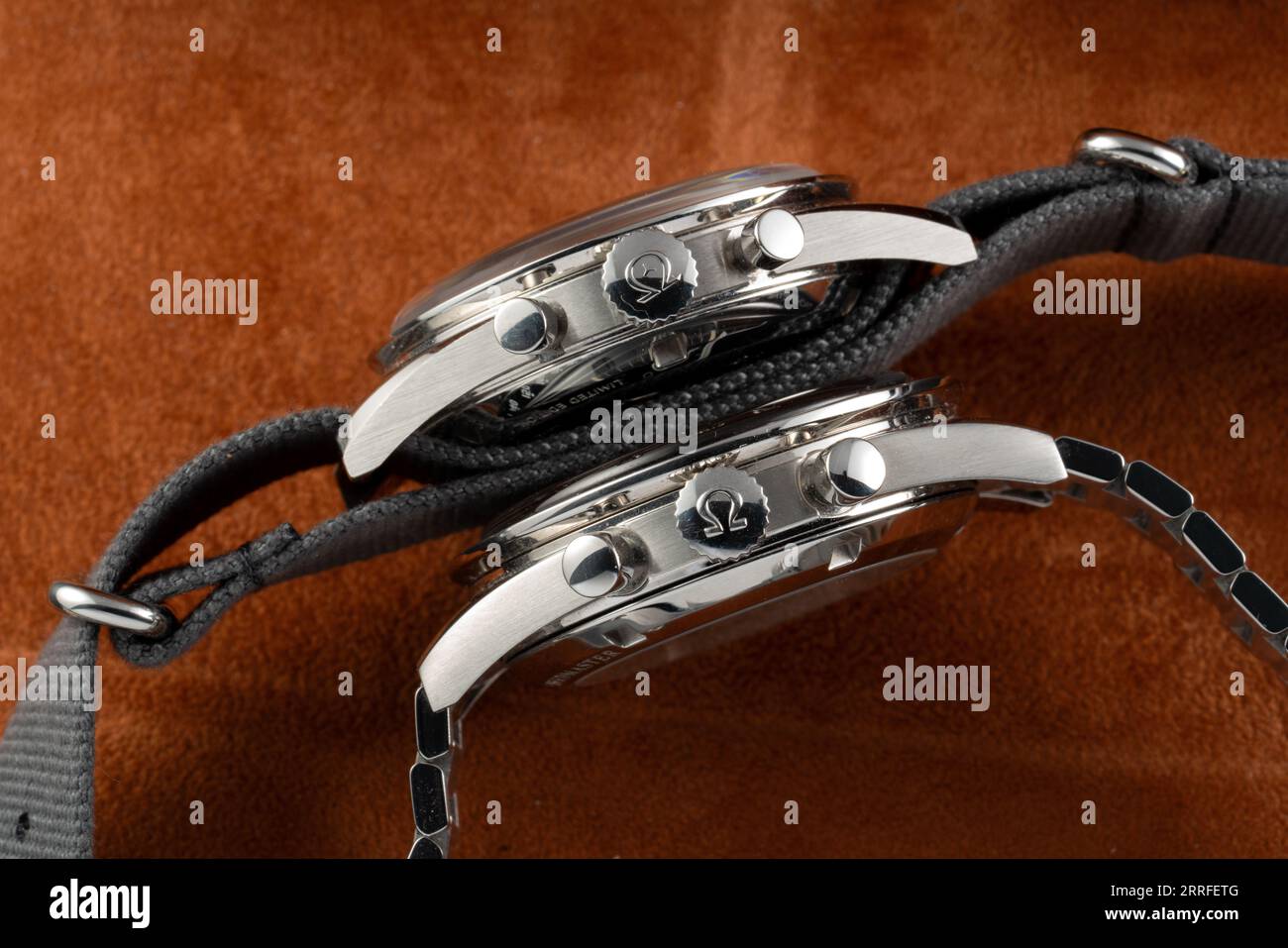 Omega Speedmaster 321 caliber models Stock Photo - Alamy