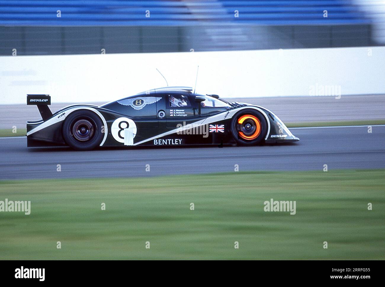 Bentley Speed Eight Le Mans prototype testing at Silverstone in January ...