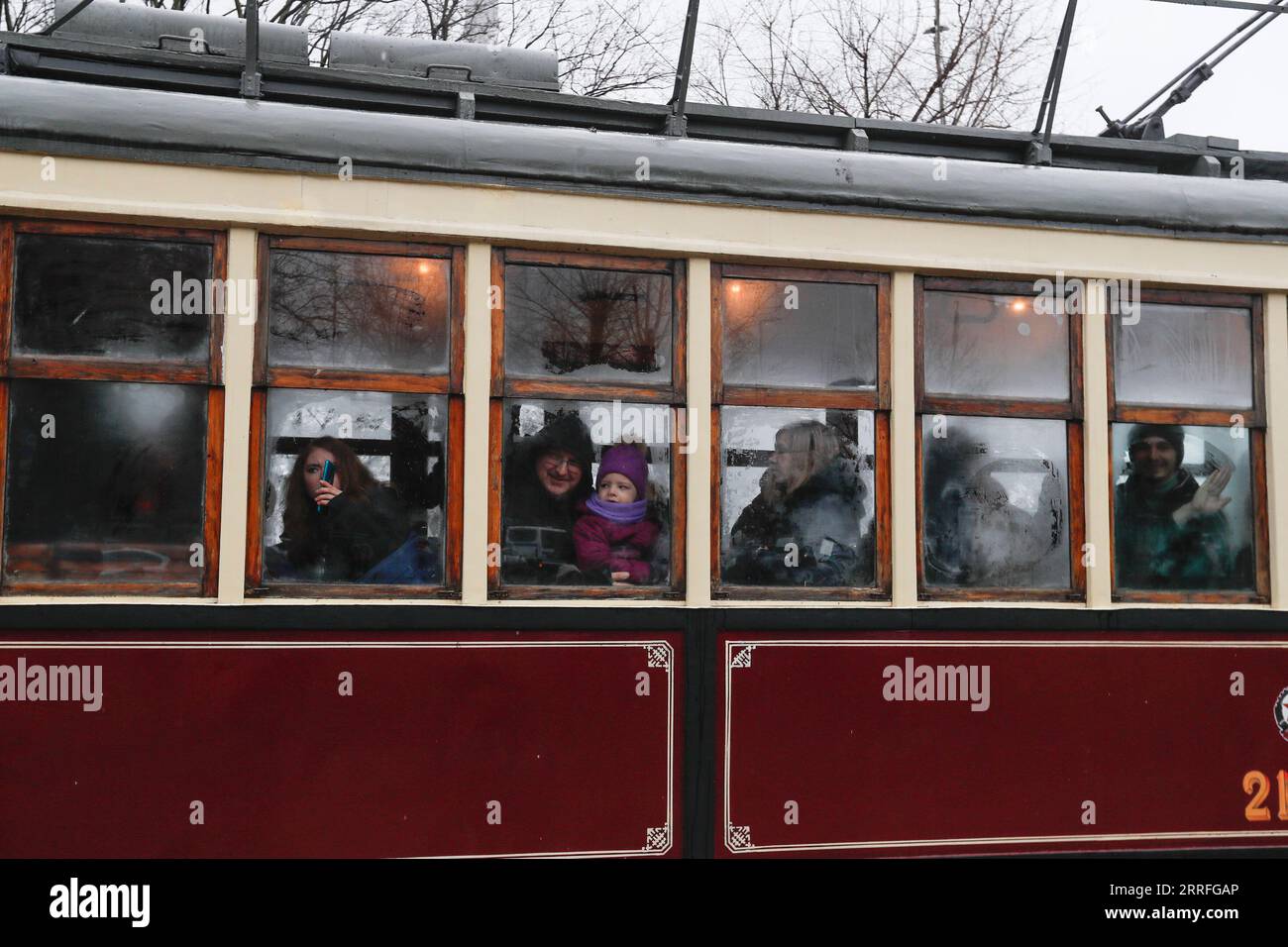 Inside a tram hi-res stock photography and images - Alamy