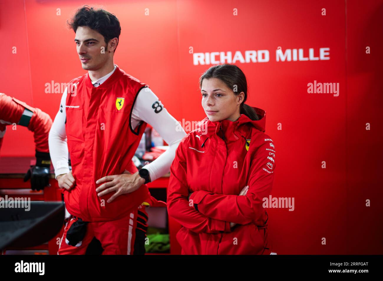 Oyama, Japon. 08th Sep, 2023. WADOUX Lilou (fra), Richard Mille AF Corse, Ferrari 488 GTE Evo ...