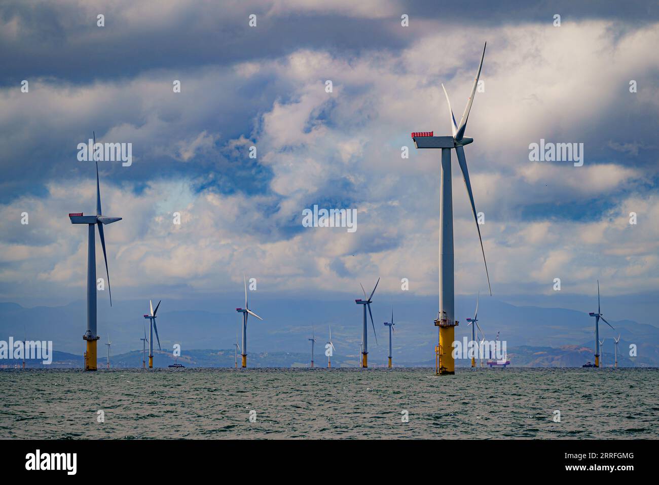 File photo dated 26/7/2022 of RWE's Gwynt y Mor, the world's 2nd ...