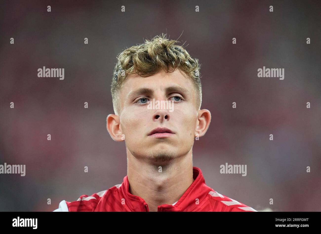 September 07 2023: Jesper LindstrÃ¸m (Denmark) looks on during a Group ...