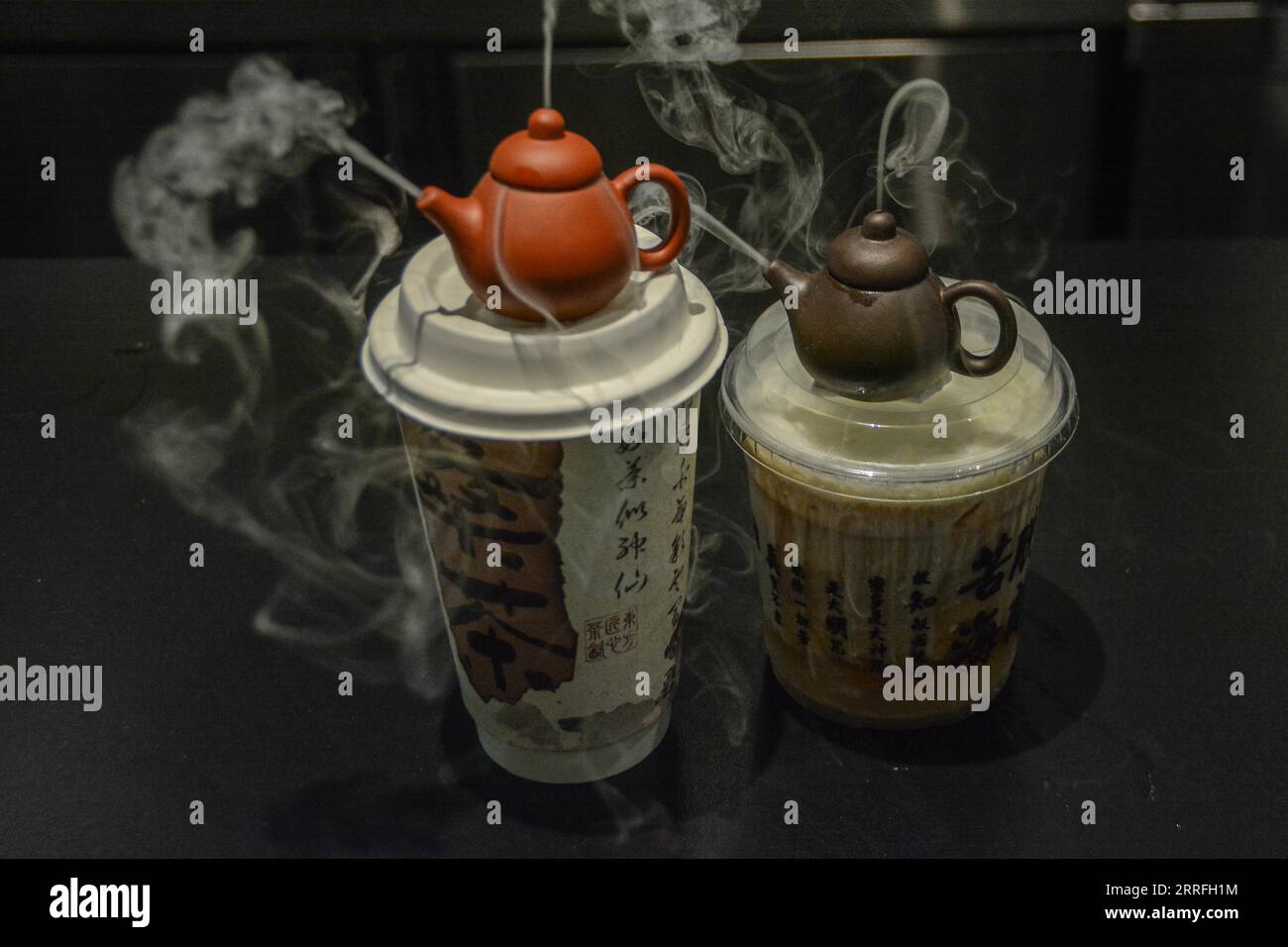 The milk tea at Lingyin Temple becomes popular and draws tourists ...