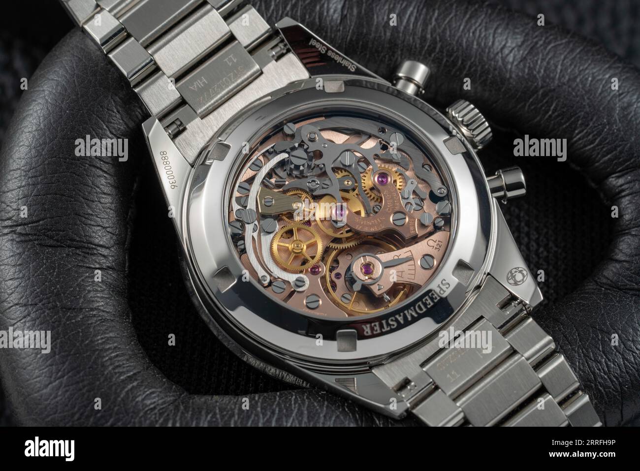 Omega Speedmaster 321 caliber models Stock Photo - Alamy