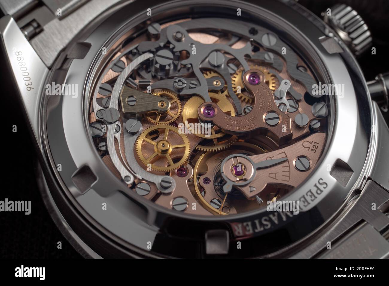 Omega Speedmaster 321 caliber models Stock Photo - Alamy