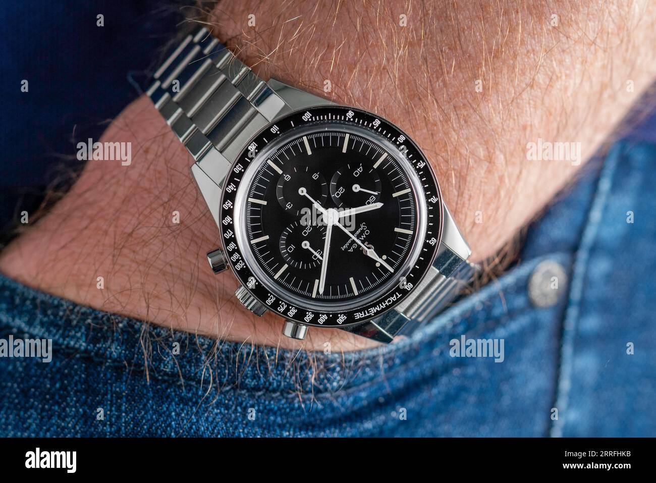 Omega Speedmaster 321 caliber models Stock Photo - Alamy