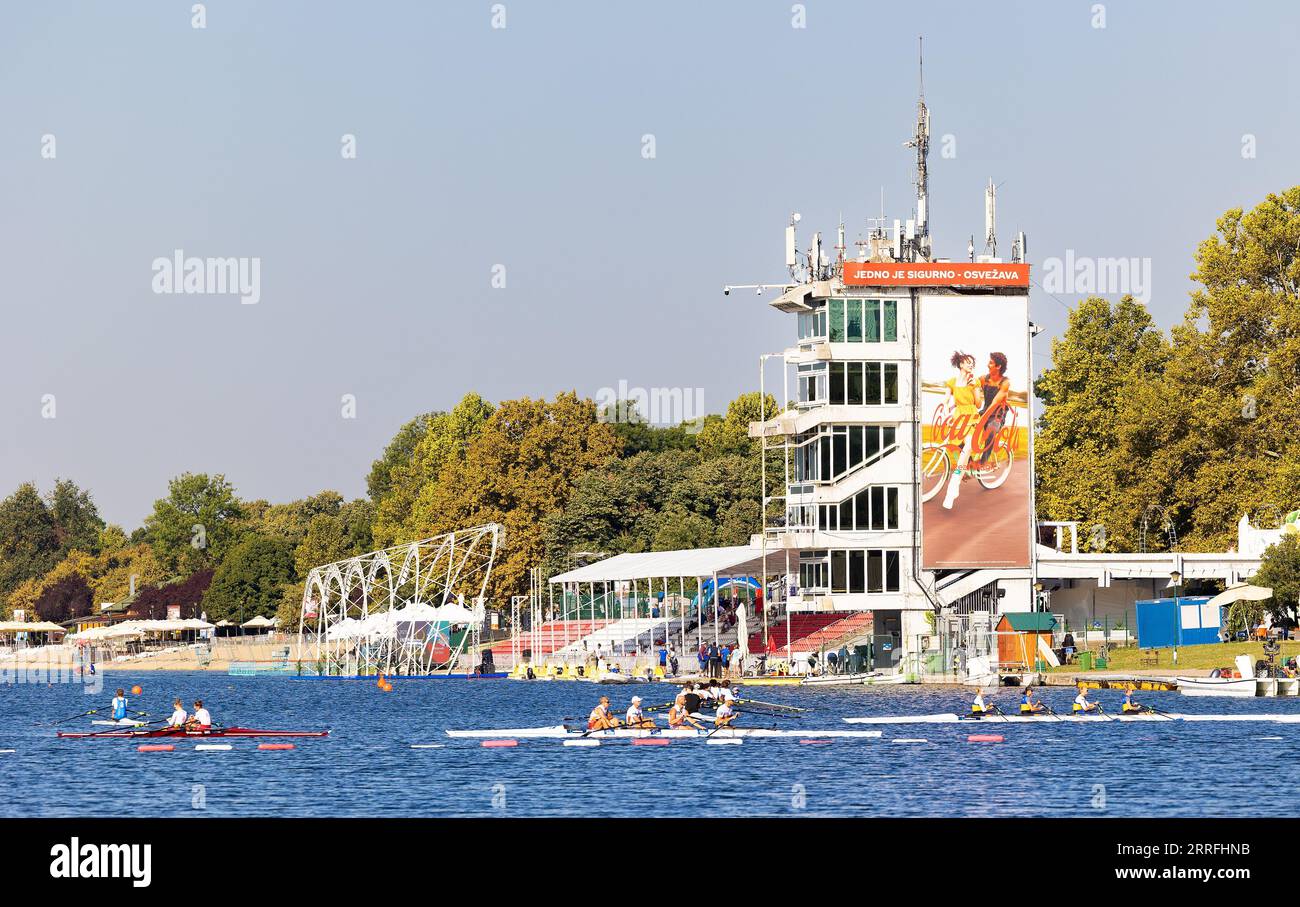 Group of people ada ciganlija hi-res stock photography and images - Alamy