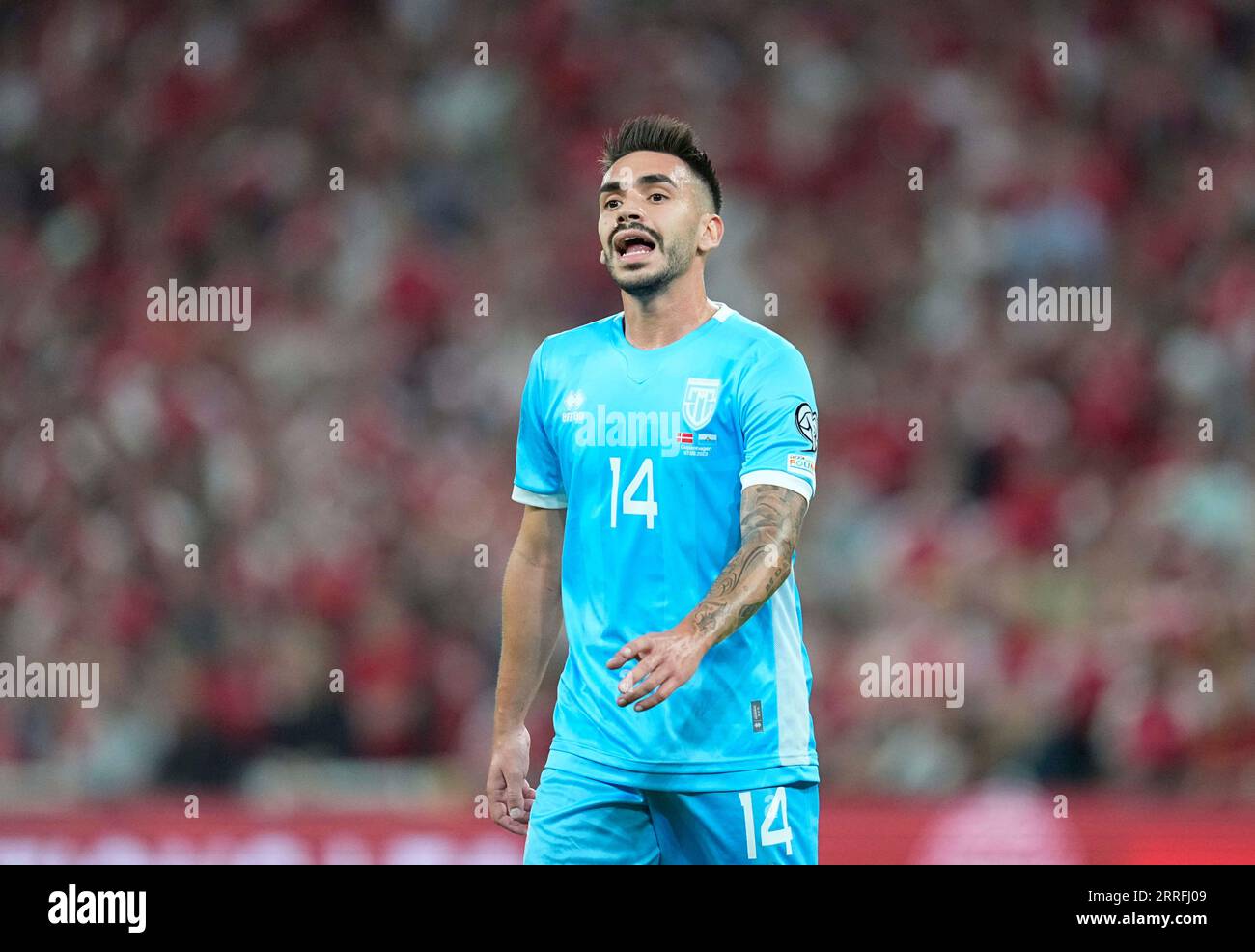 Parken, Copenhagen, Denmark. 07th Sep, 2023. Fabio Tomassini (San ...
