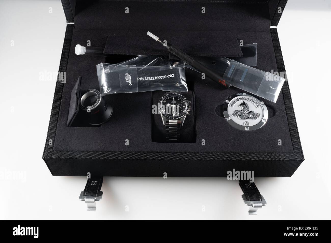 Omega Speedmaster 321 caliber models Stock Photo - Alamy