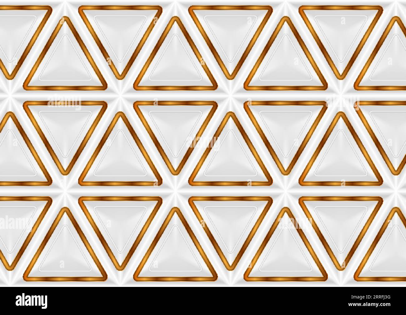 Abstract tech geometric background. Grey and bronze glossy 3d triangles ...