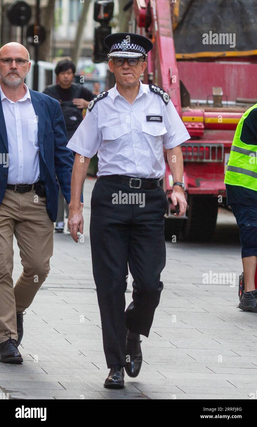London, England, UK. 8th Sep, 2023. MARK ROWLEY, Commissioner of Police ...