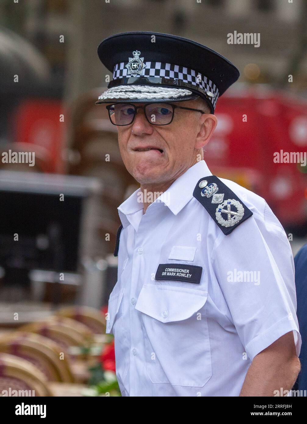 London, England, UK. 8th Sep, 2023. MARK ROWLEY, Commissioner of Police ...
