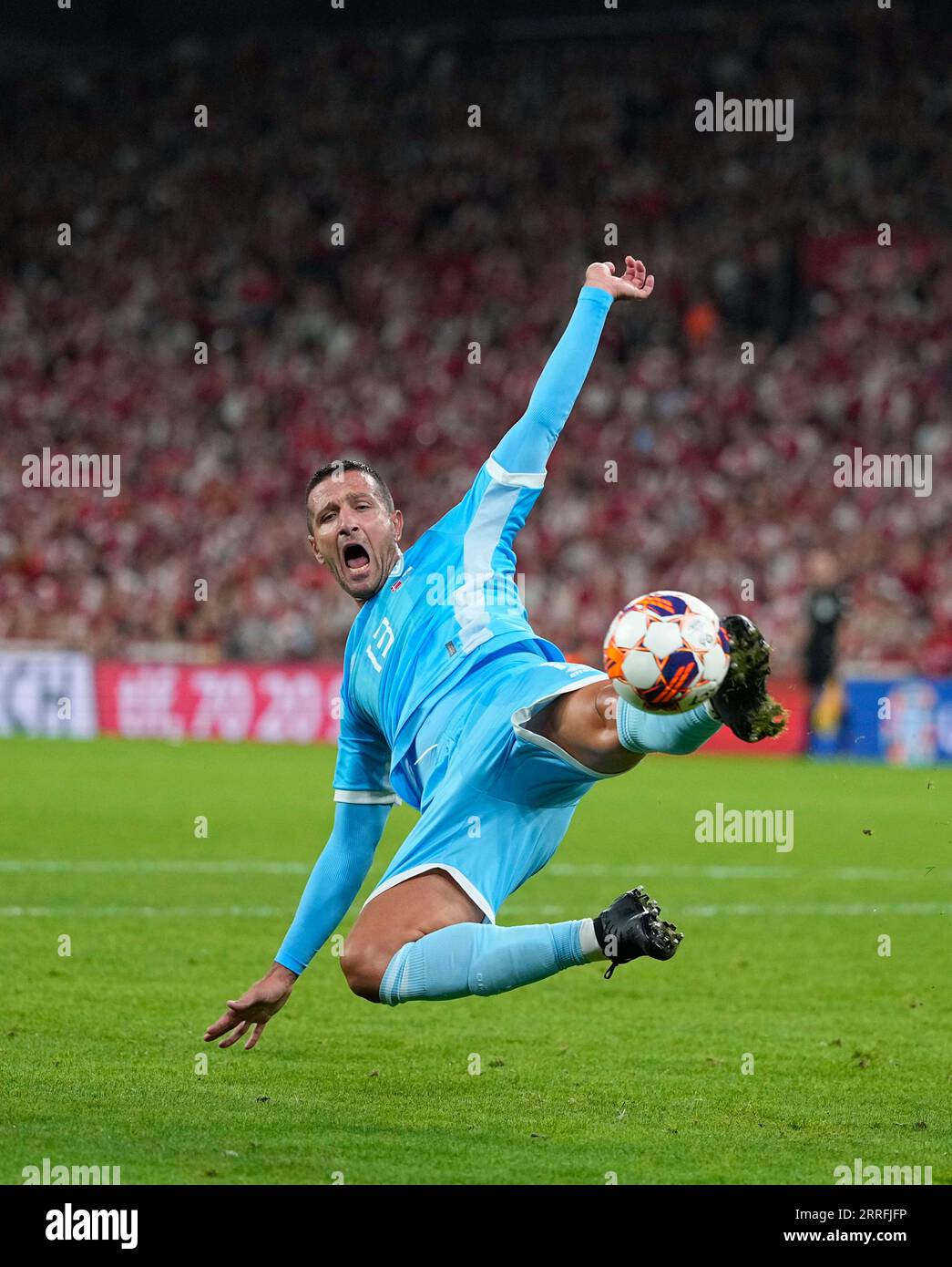 Parken, Copenhagen, Denmark. 07th Sep, 2023. Roberto Di Maio (San ...