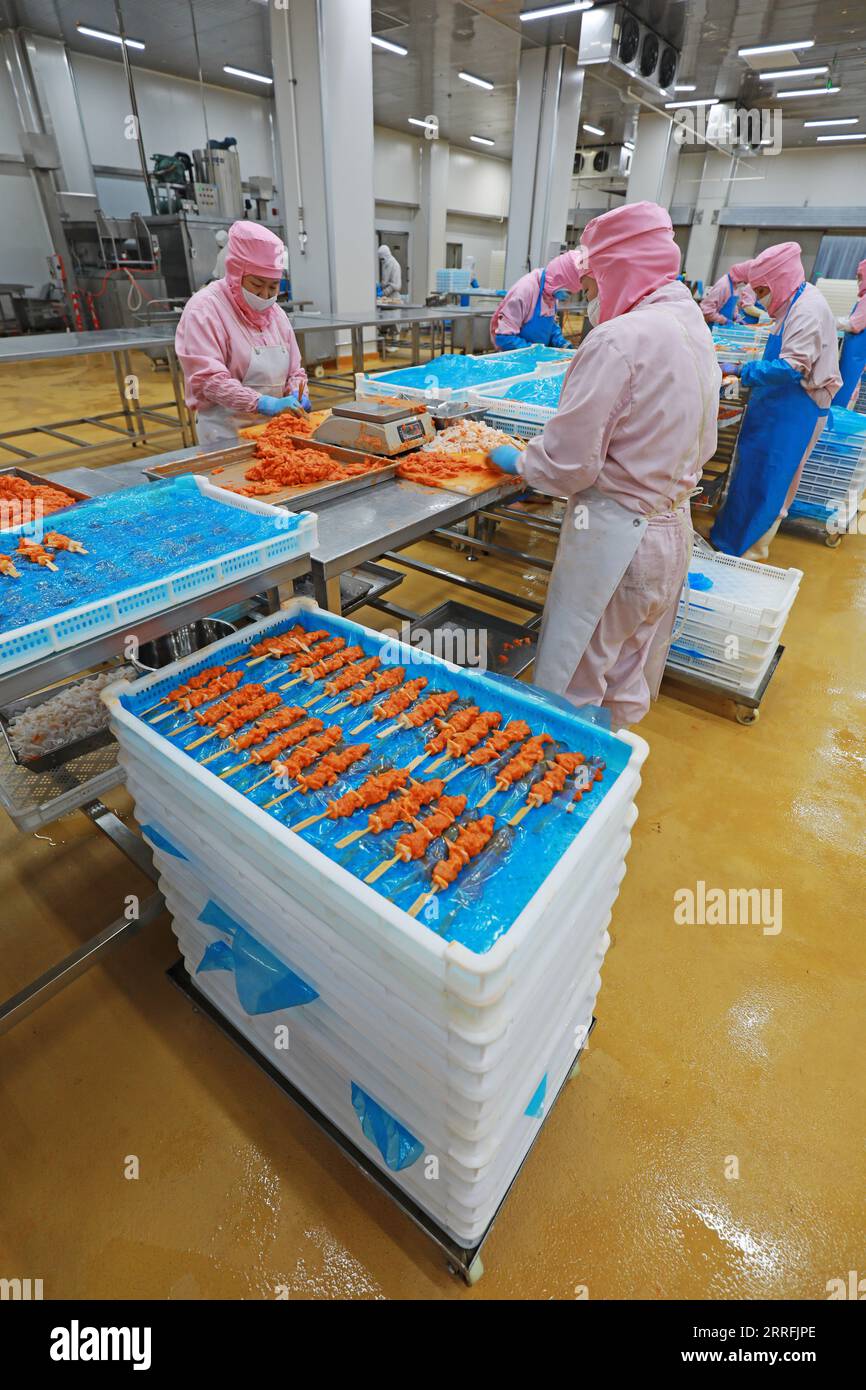 China chicken processing plant hi-res stock photography and images - Alamy
