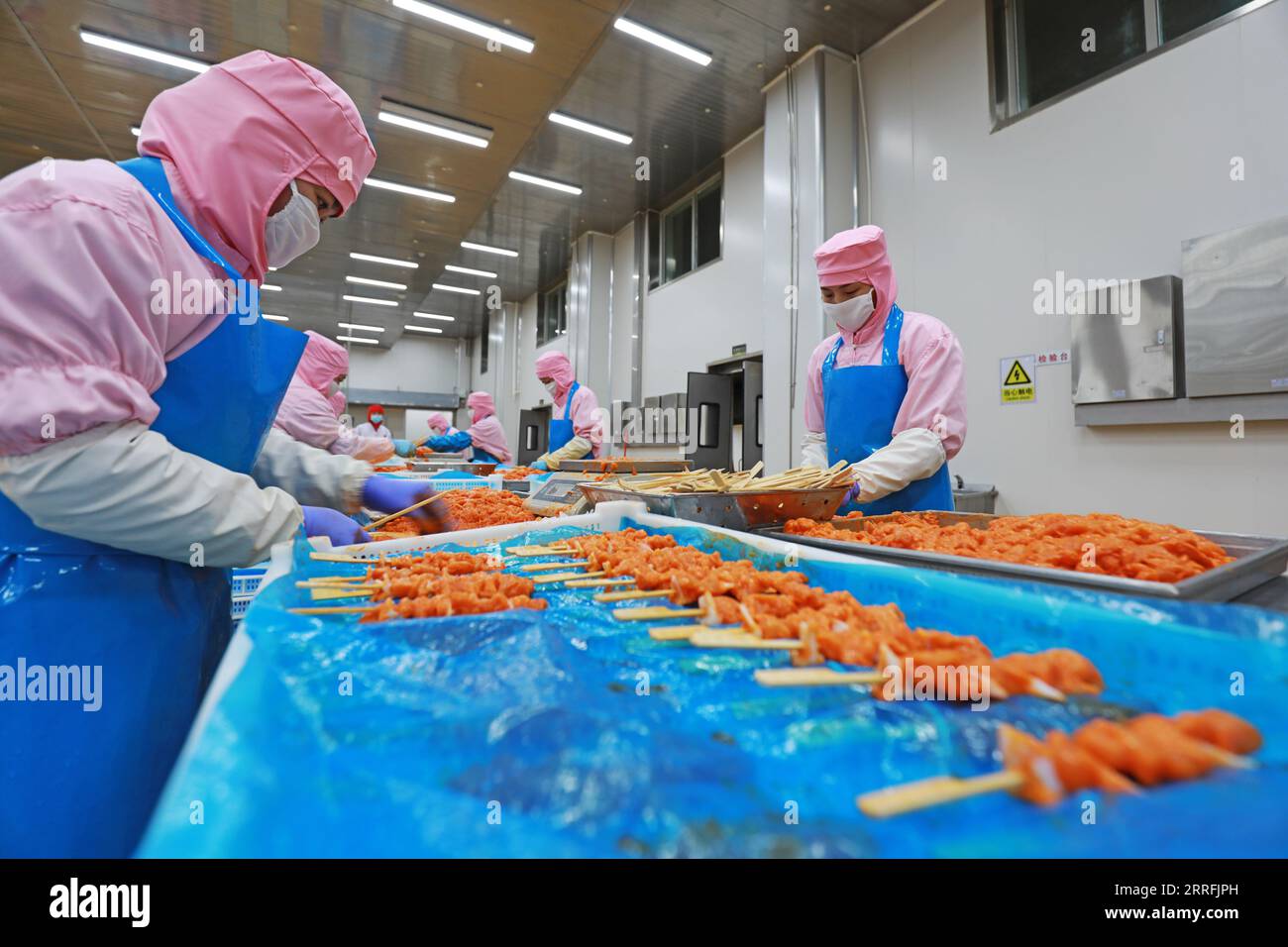 China chicken processing plant hi-res stock photography and images - Alamy