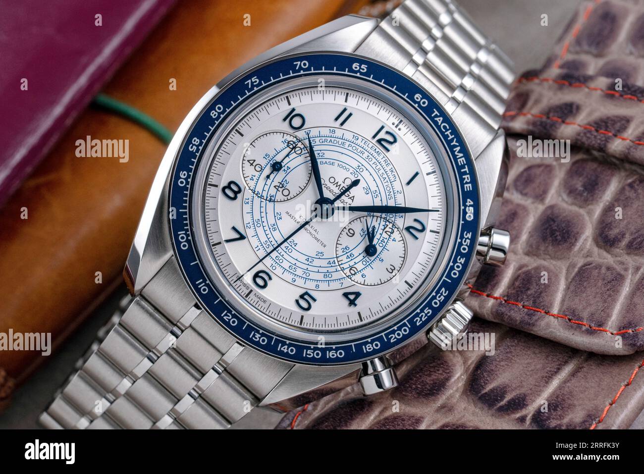 Omega Speedmaster Chronoscope Stock Photo - Alamy